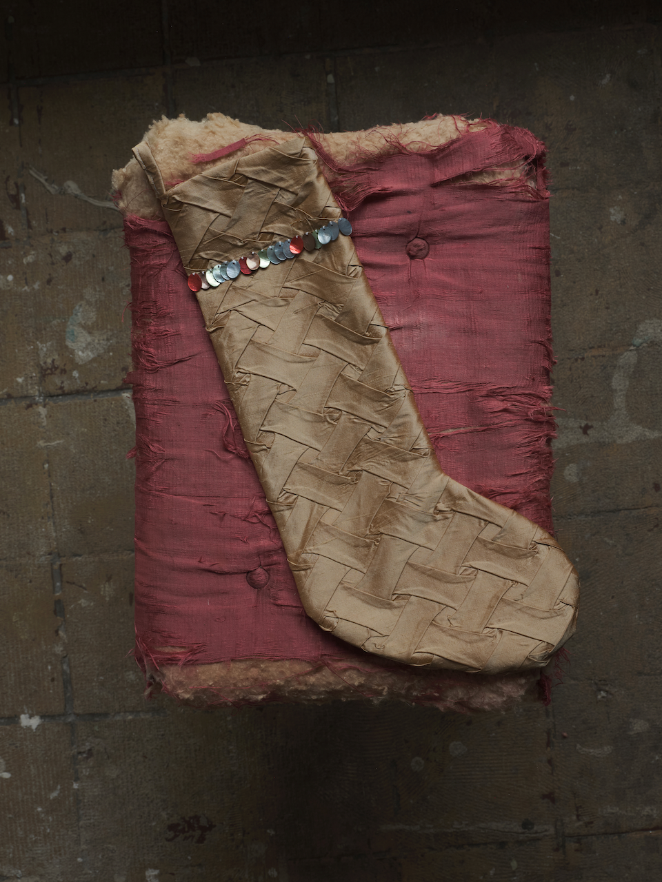 Beaded Woven Stocking – Quail Store